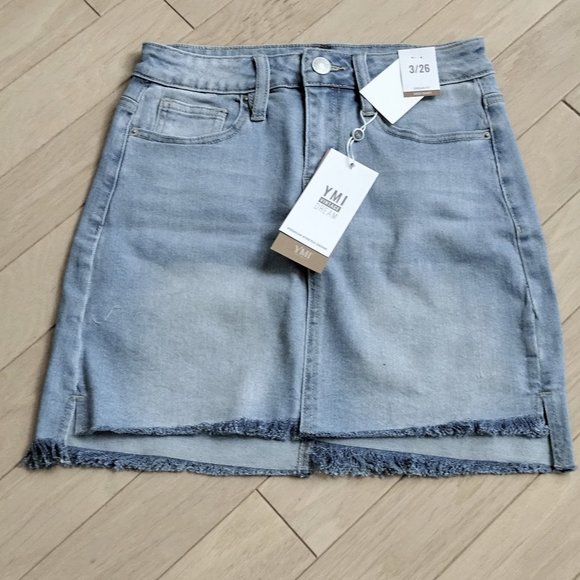YMI SKIRT | Skirts | Ymi Jr Girls Jeans Skirt New W Tags Factory ...